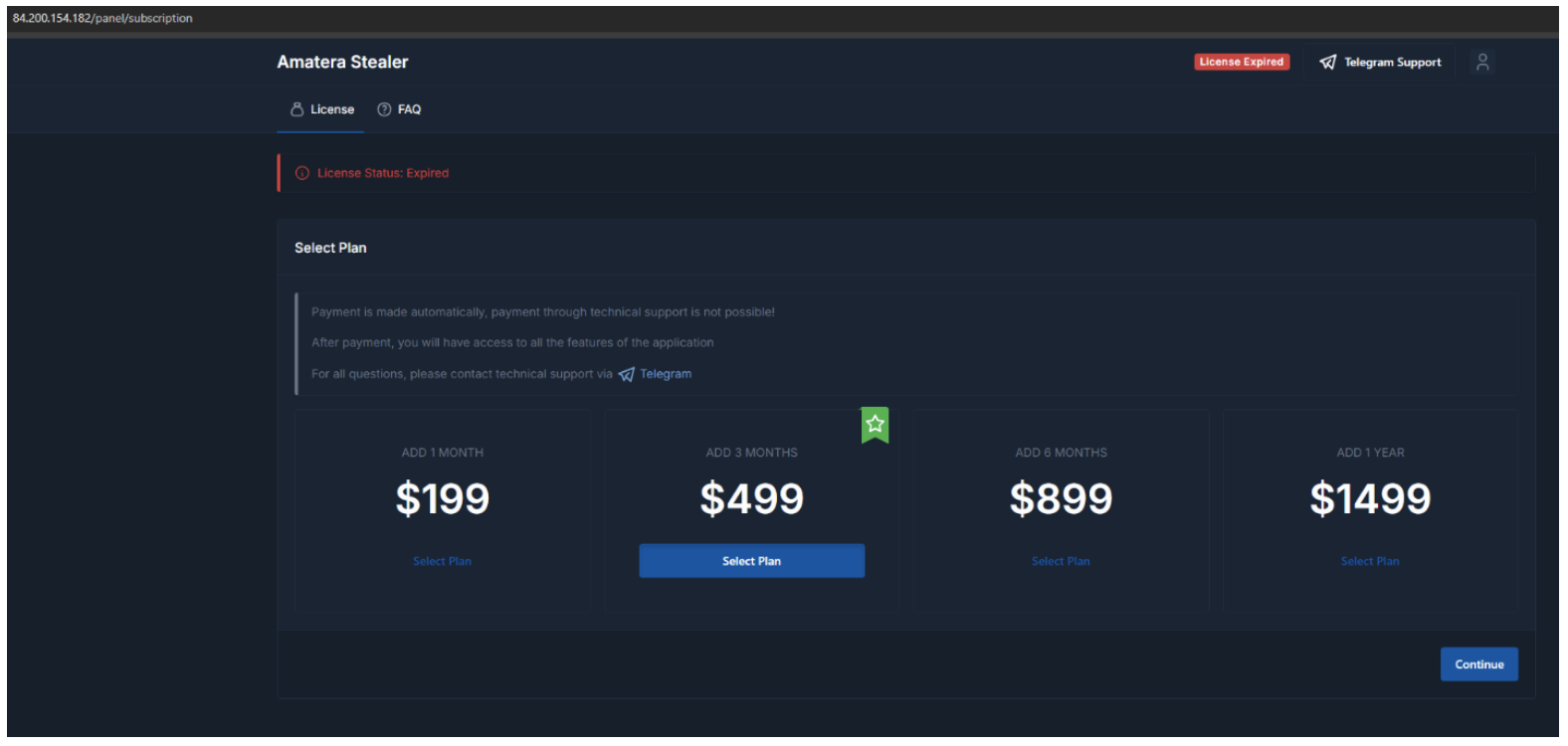 Amatera Stealer: Rebranded ACR Stealer With Improved Evasion, Sophistication | Proofpoint US
